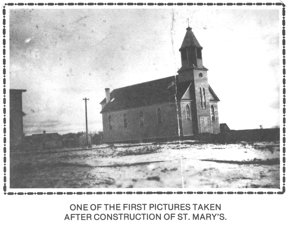 St. Mary’s Church – Earliest Photo | Iron County Historical Museum